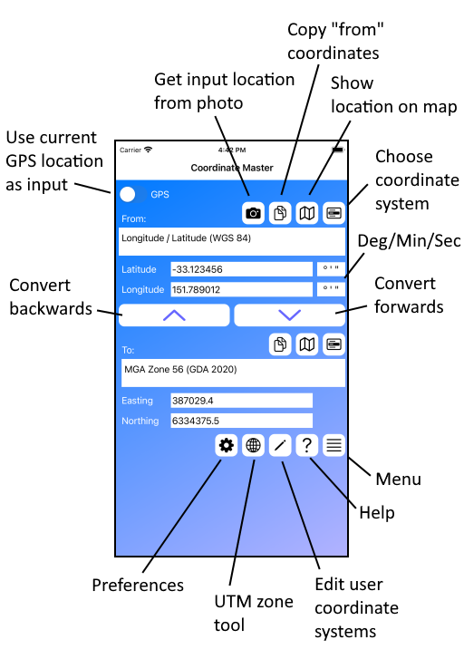 Input Gps Coordinates Input Gps Coordinates